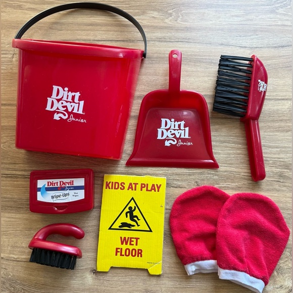 Dirt Devil | Toys | Vintage Dirt Devil Junior Kids Pretend Play 8 Piece ...